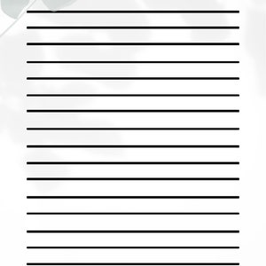 2 X Really Useful A5 Leaf Handwriting Guideline Pages Print Yourself ...