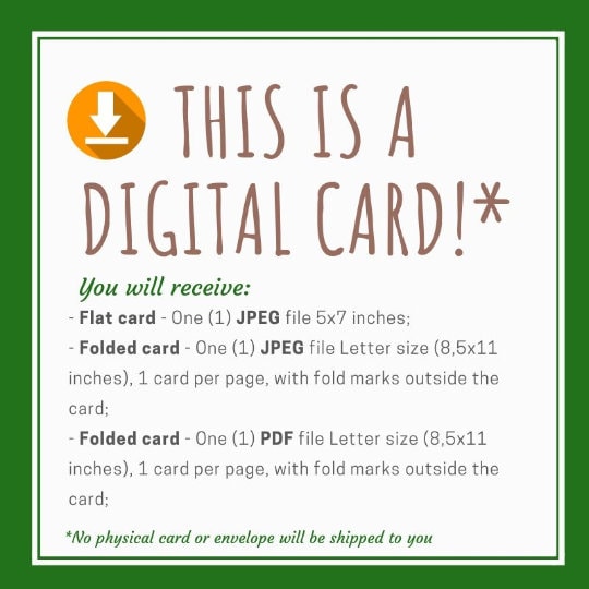 Funny New Years Cards Printable Card Digital Download - Etsy