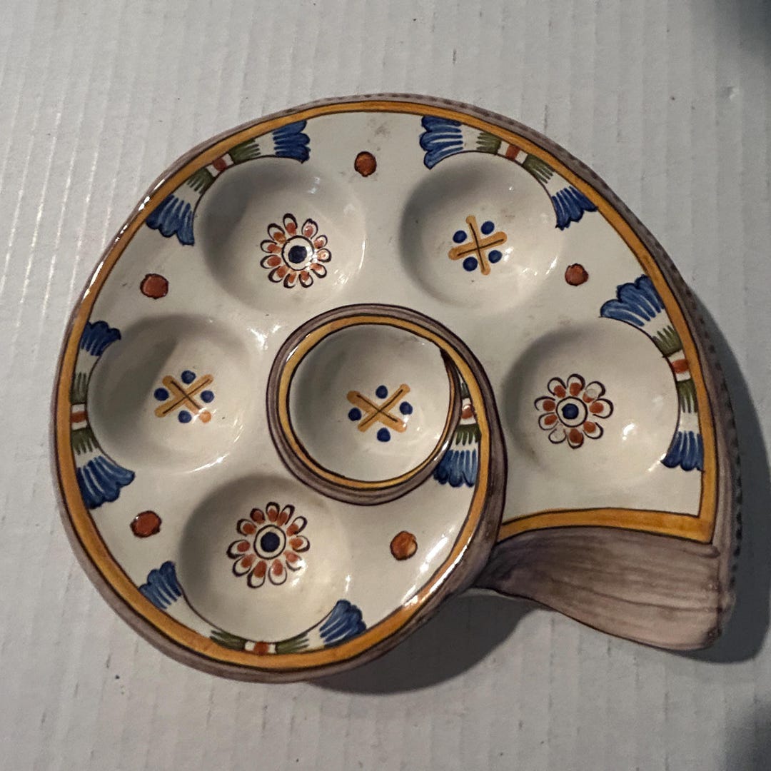 French Snail Plate - Etsy
