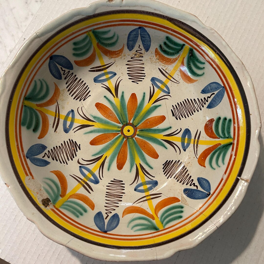 Large Quimper Bowl - Etsy