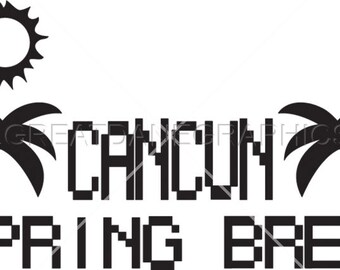 Cancun Clip Art - Etsy