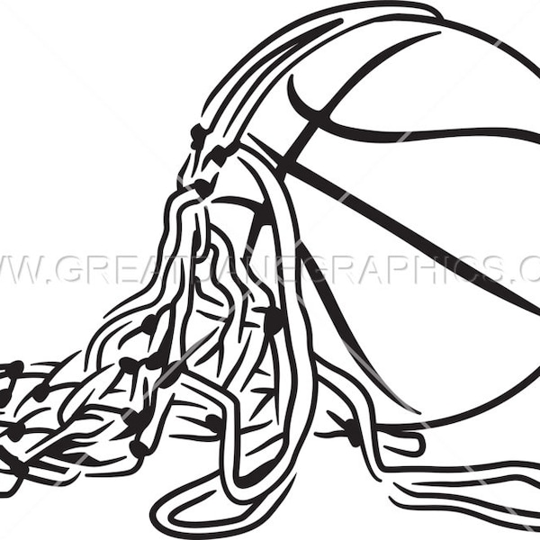 Basketball Net Svg - Etsy