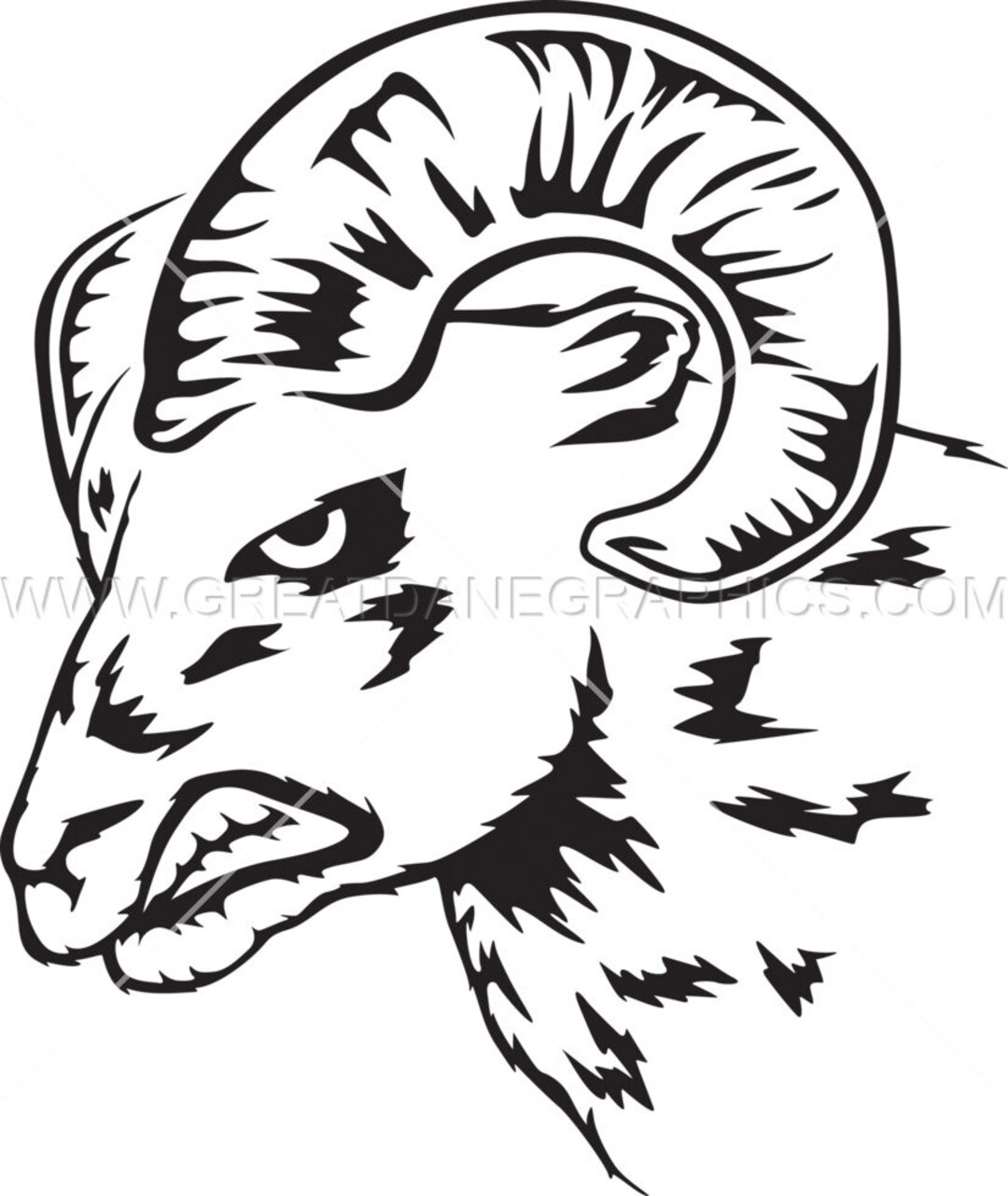Ram SVG Mascot Ram Vector Ram File for Cricut Svg Files for - Etsy