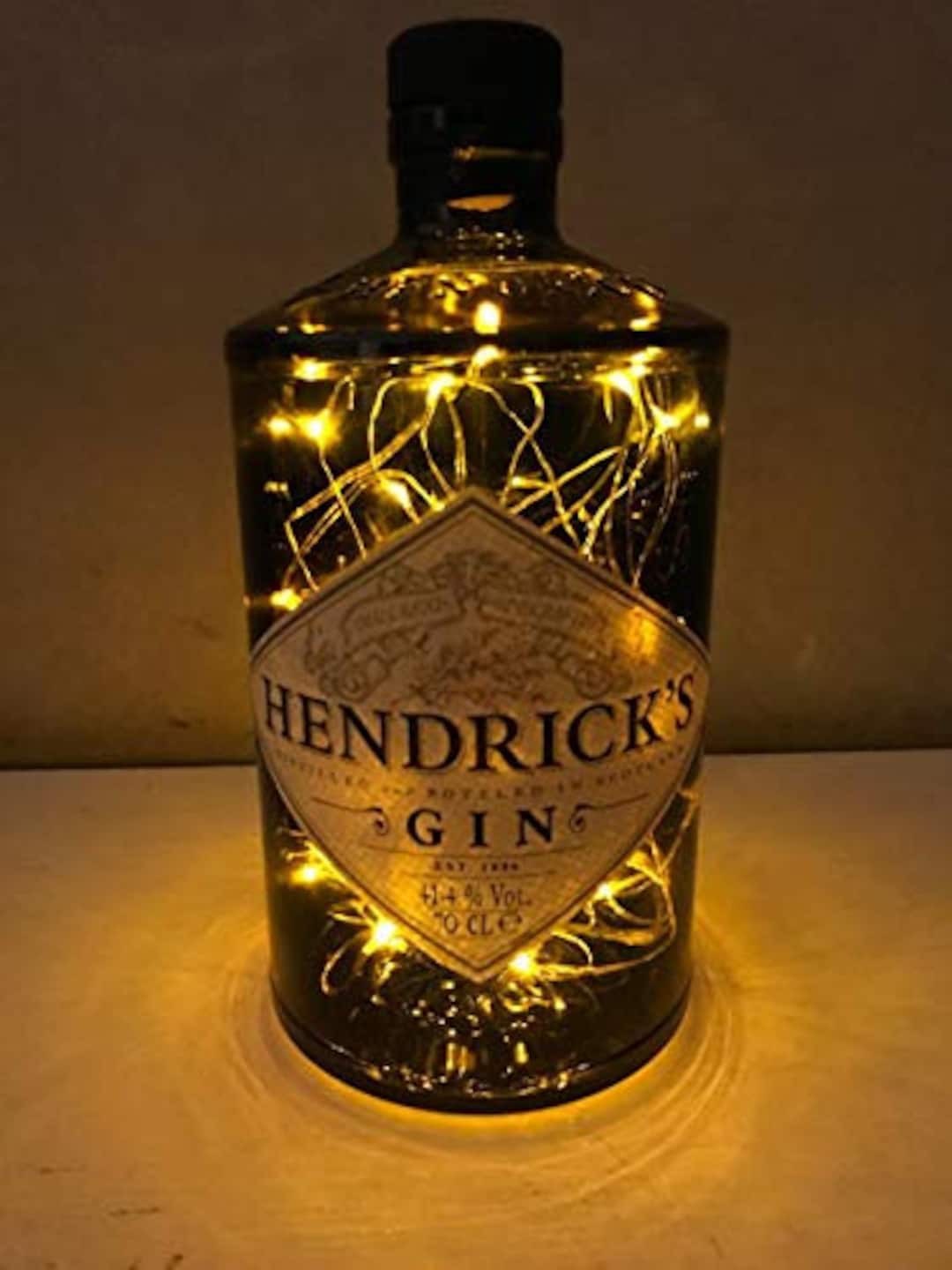 Hendricks Gin Bottle Cool White LED Lights - Etsy UK