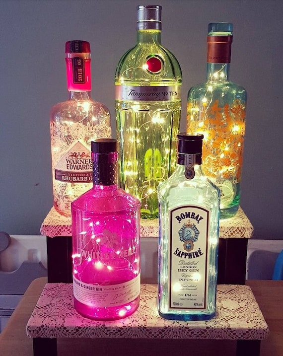 Neon Vodka Bottles Glowing Neon Line Glass Bottle Of Vodka Icon