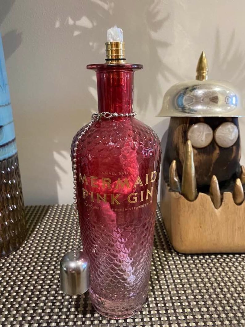 Tiki Torch Oil Lamp With Lid - Outdoor Light/candle - Garden Torch ...