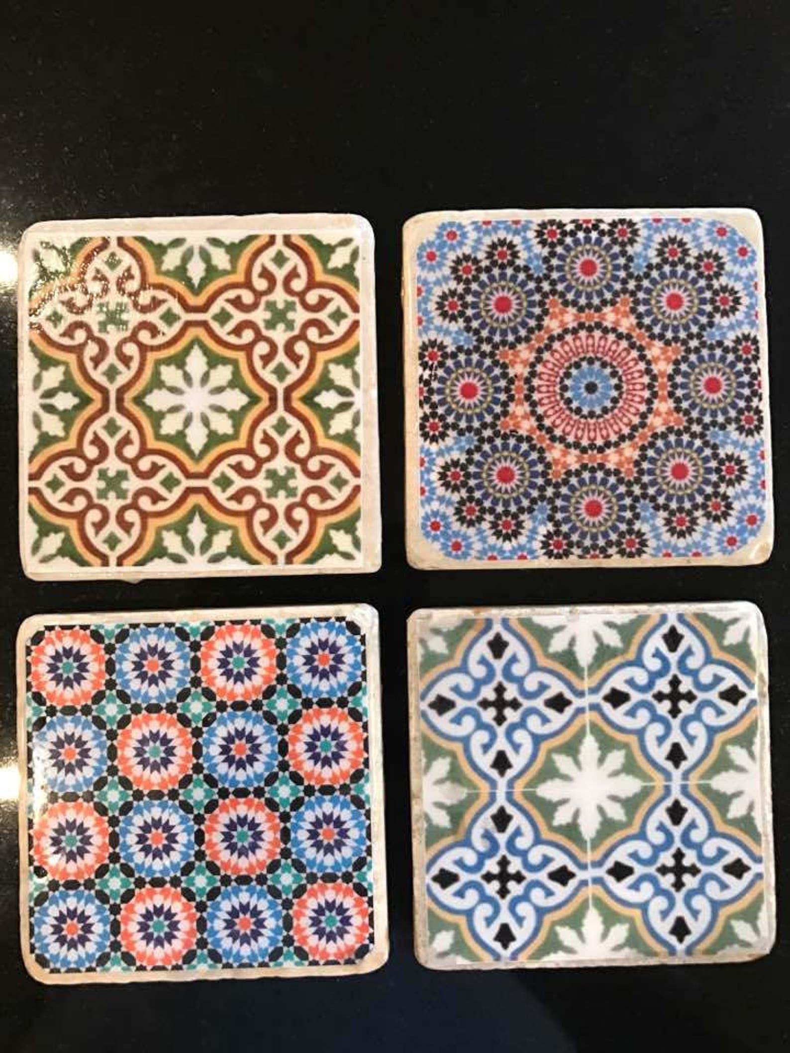 Handmade Moroccan Coasters | Etsy UK
