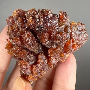 Red-orange Zincite Specimen, Zincite Crystal - Etsy