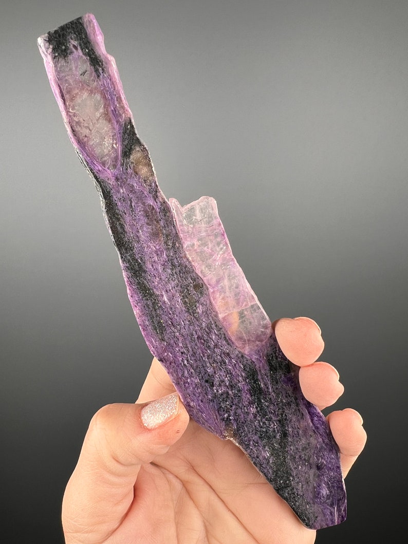 Purple Charoite Crystal Slab - Etsy