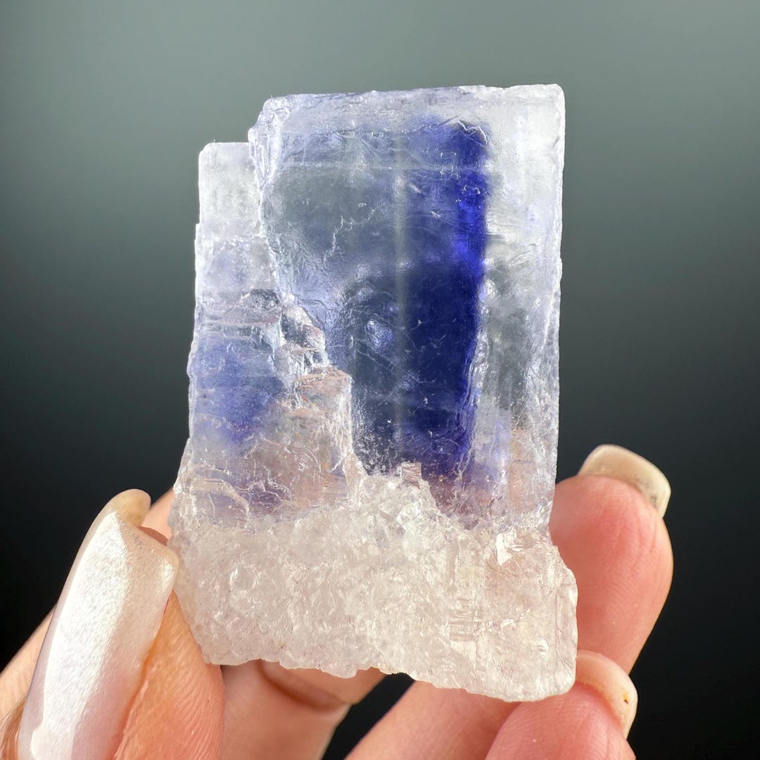 Cleaning and Clearing Energy Field Blue-purple Halite Crystal,blue ...