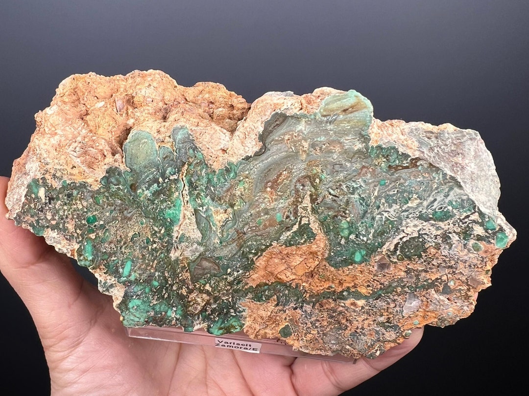 Variscite Specimen, Front Polished With Natural Green Nodules - Etsy