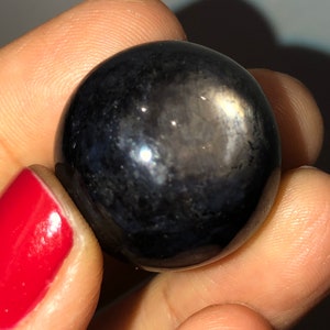 Amazing! Polished Star Sapphire Sphere With Natural Stunning Star - Etsy