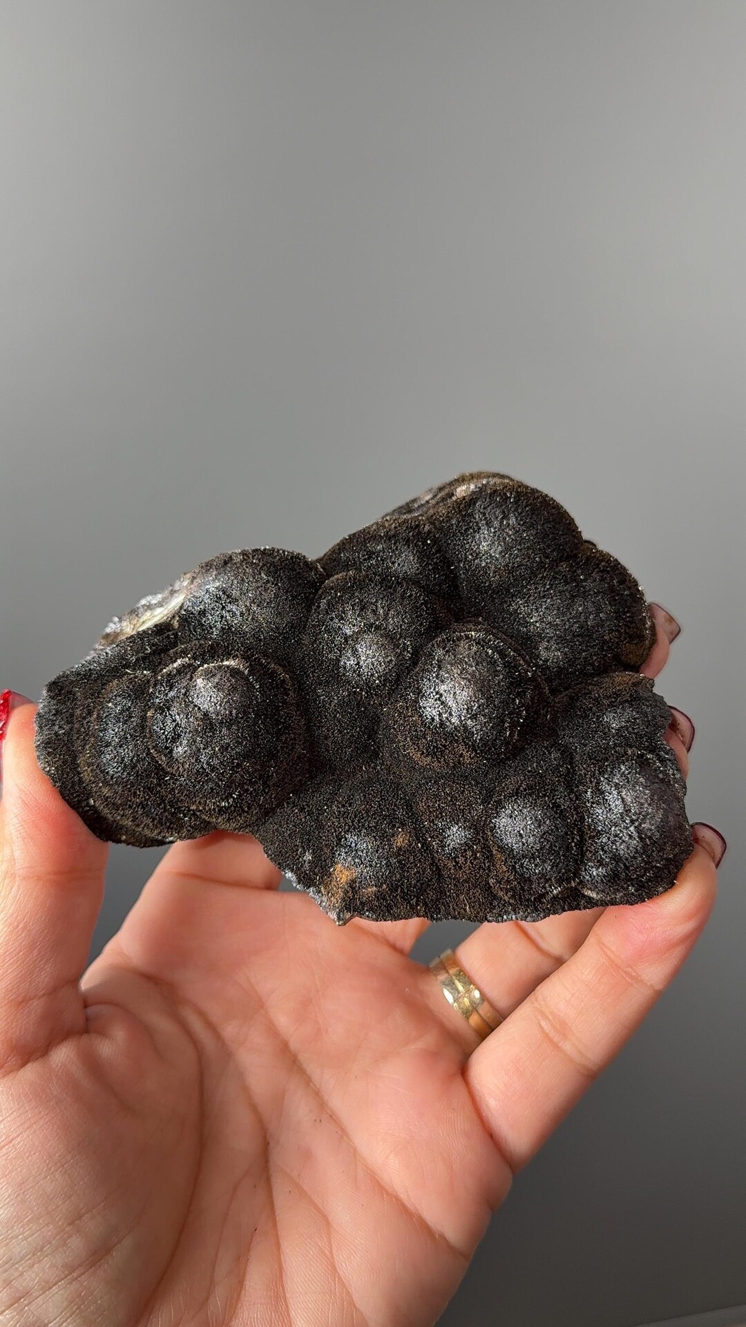 Rare! Botryoidal Hematite With Manganese Specimen - Etsy