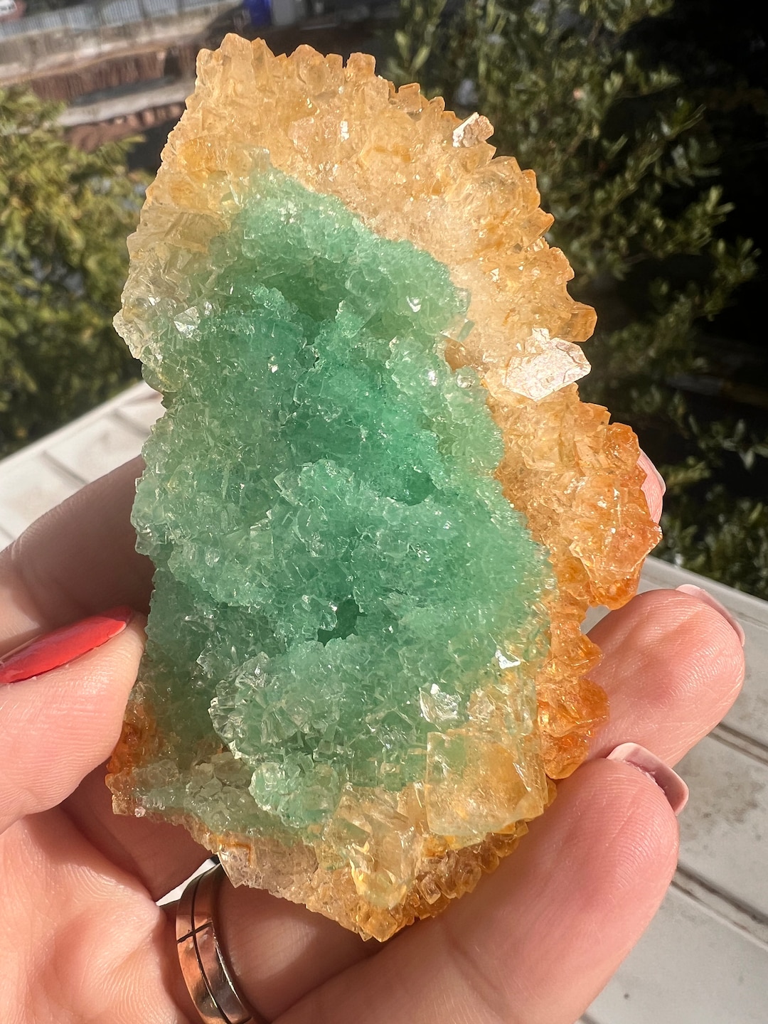 Rare Piece Green-yellow Halite With Atacamite Specimen - Etsy UK
