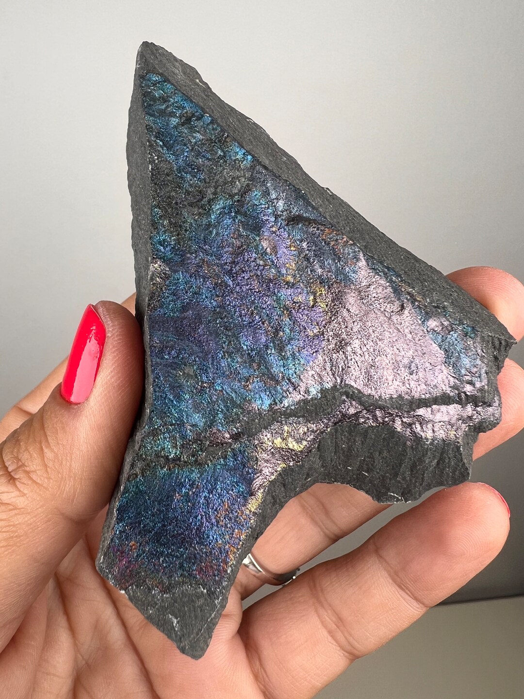 Natural!rainbow Color Bornite Mineral Specimen From Poland - Etsy