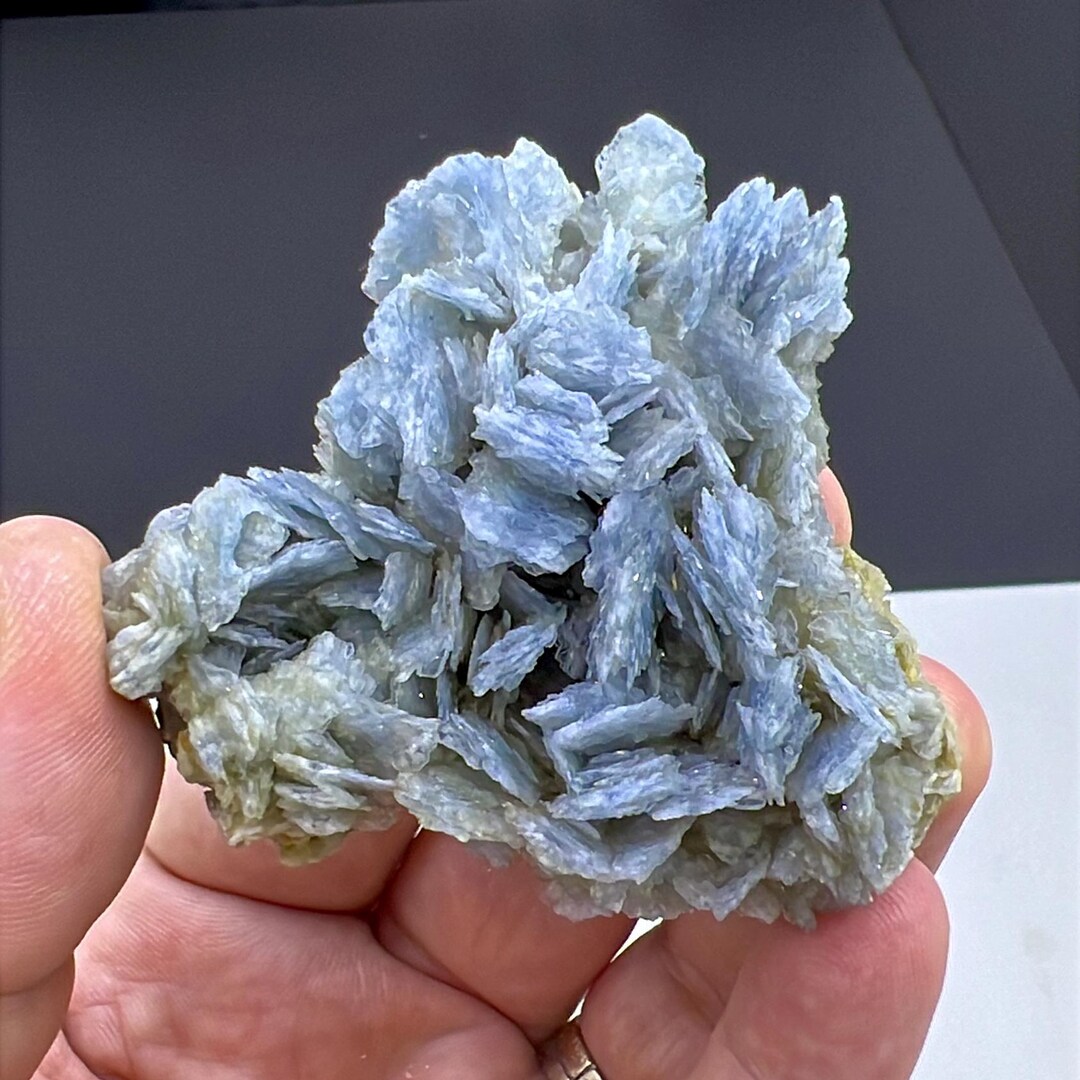 Blue Barite Crystals Cluster - Etsy