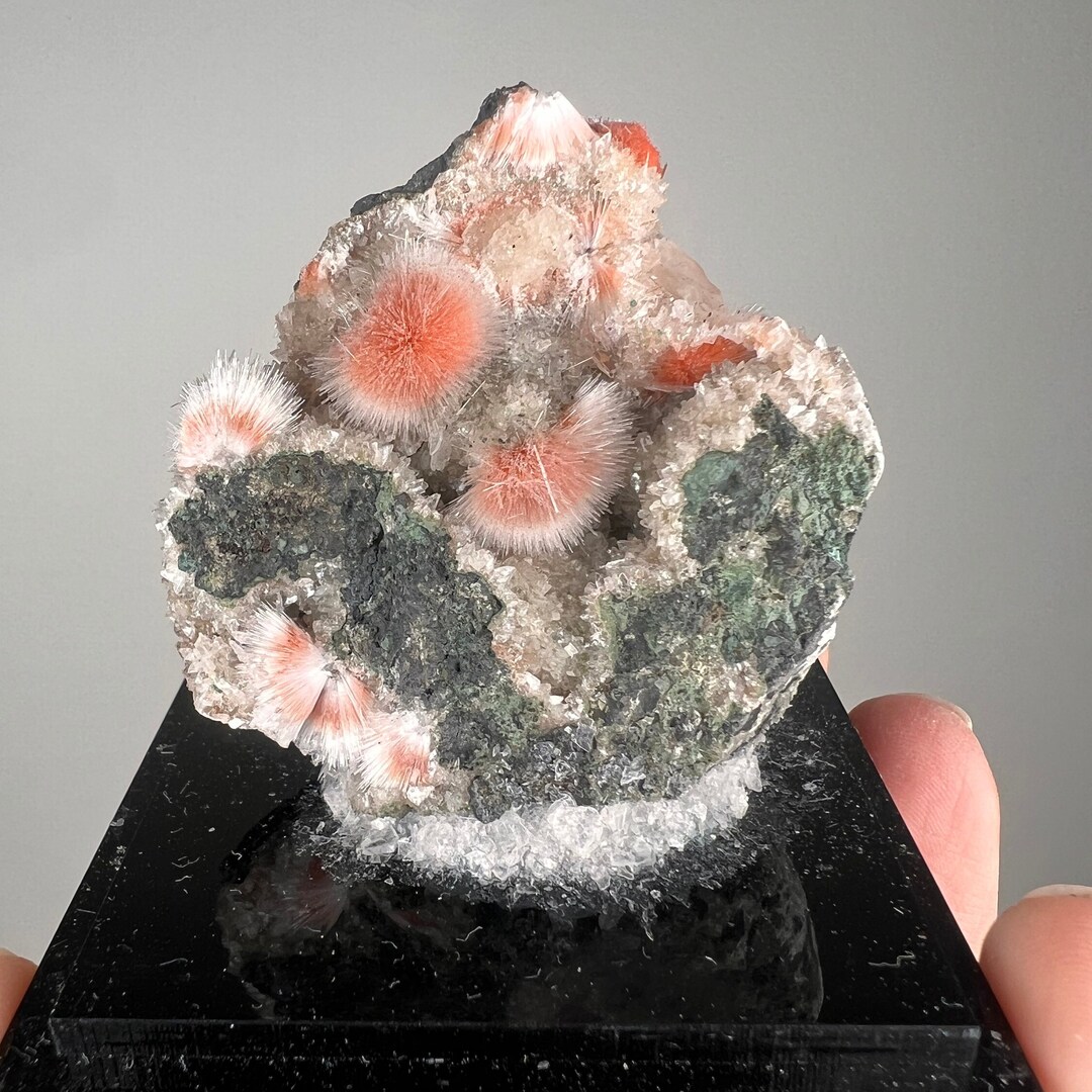 New! Amazing Piece for Collection, Orange Thomsonite With Mesolite ...