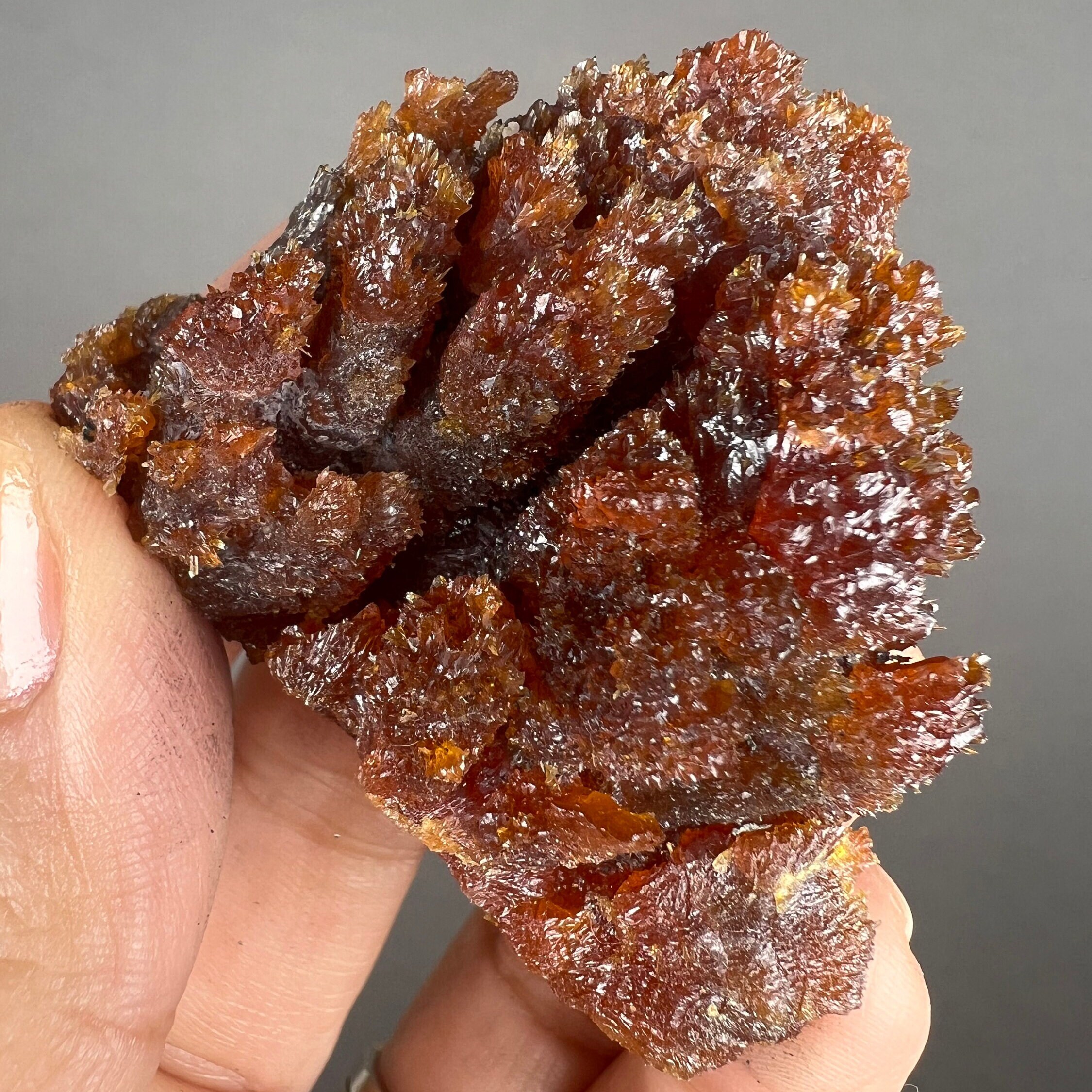 Red-orange Zincite Specimen, Zincite Crystal - Etsy