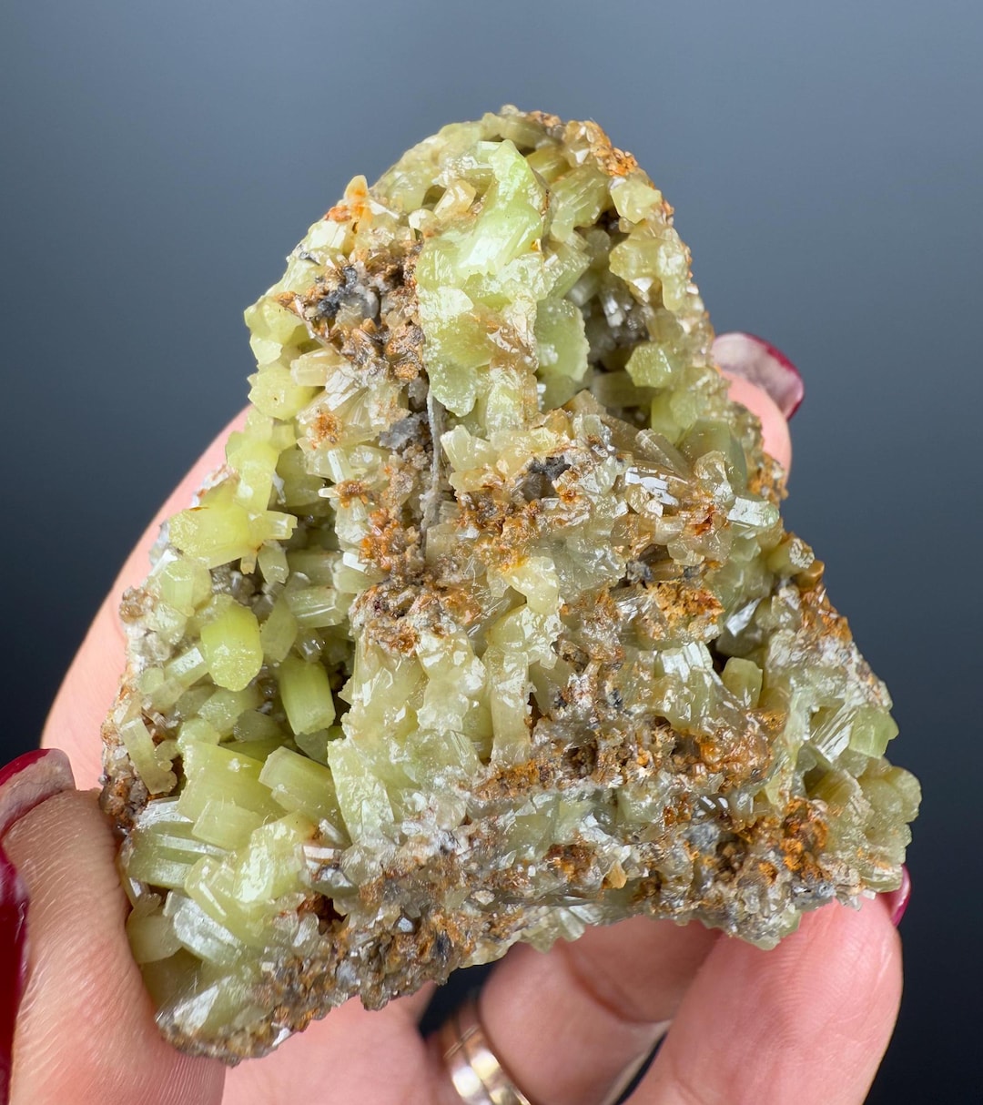 Green Pyromorphite Crystal Specimen - Etsy