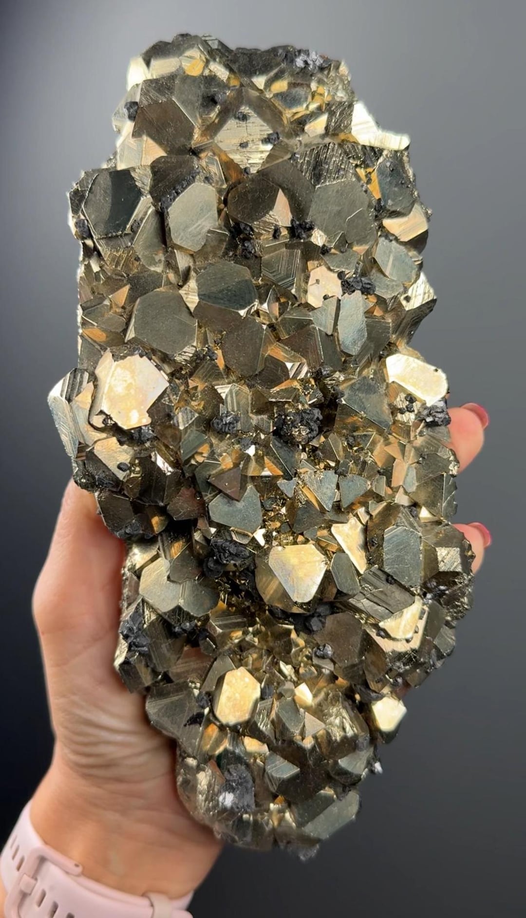 Big Size! Hexagonal Cubic Pyrites From Peru, Pyrite Specimen - Etsy