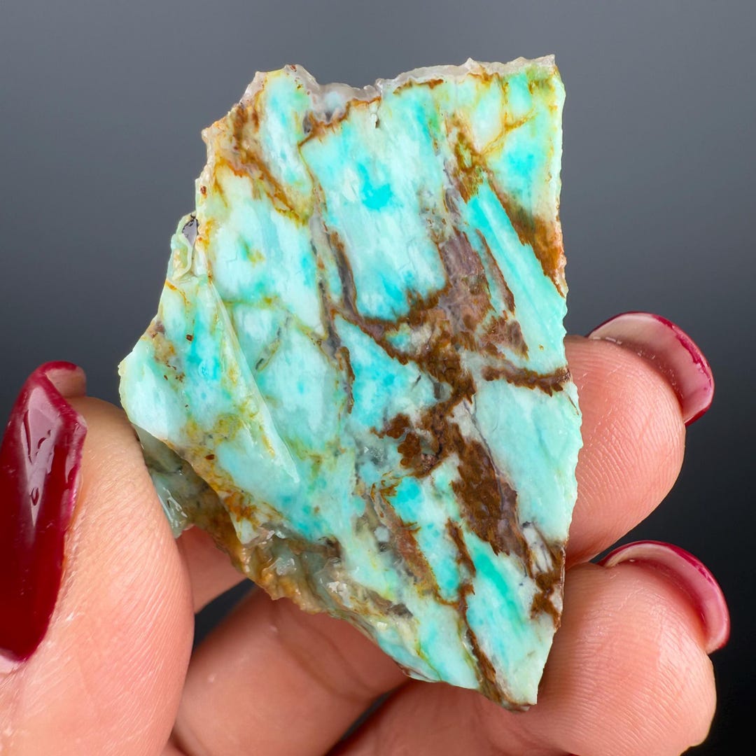 Natural Collawood (colla Petrified Wood) With Chrysocolla and Malachite ...