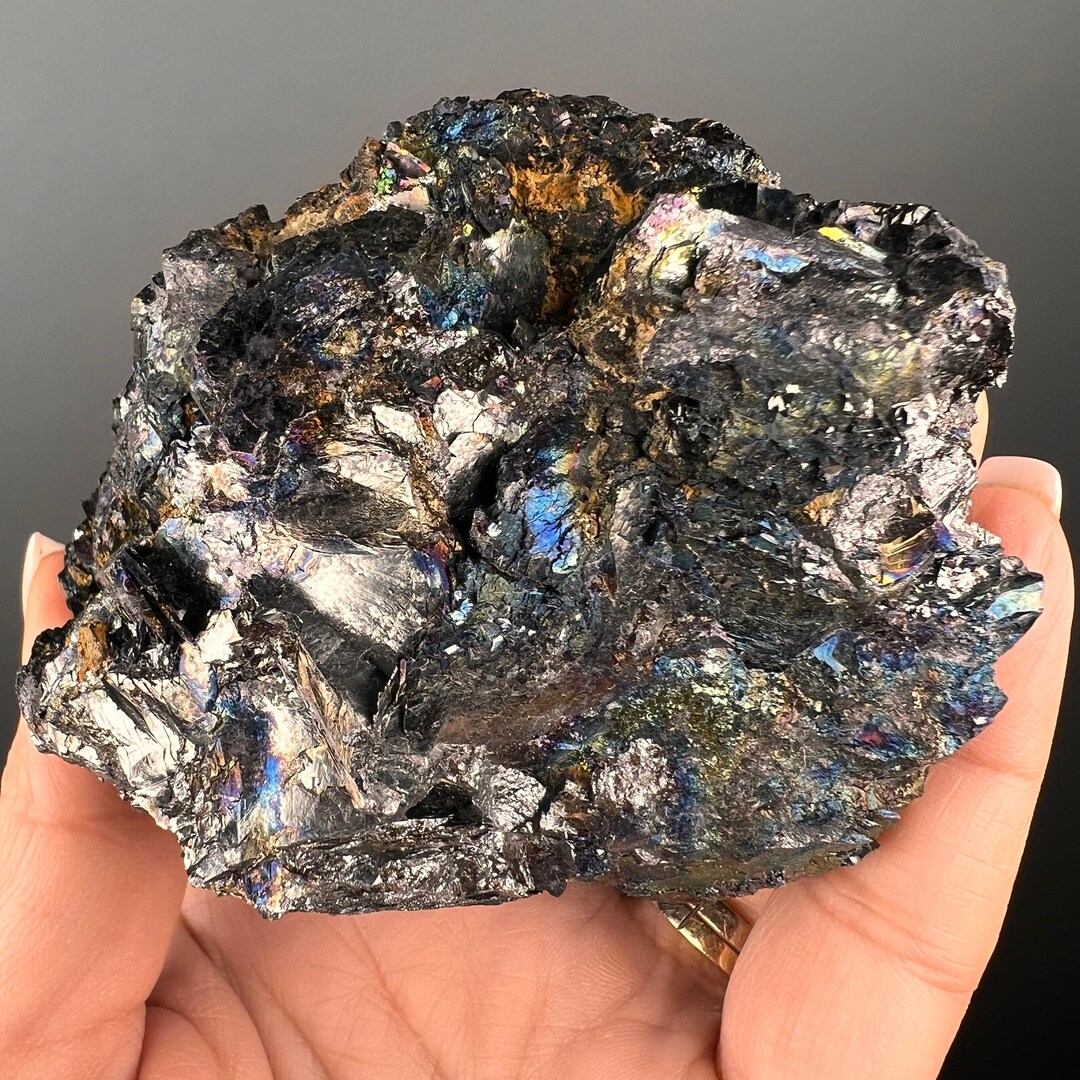 All Natural Iridescent Colors ! Hematite Specimen From Italy - Etsy