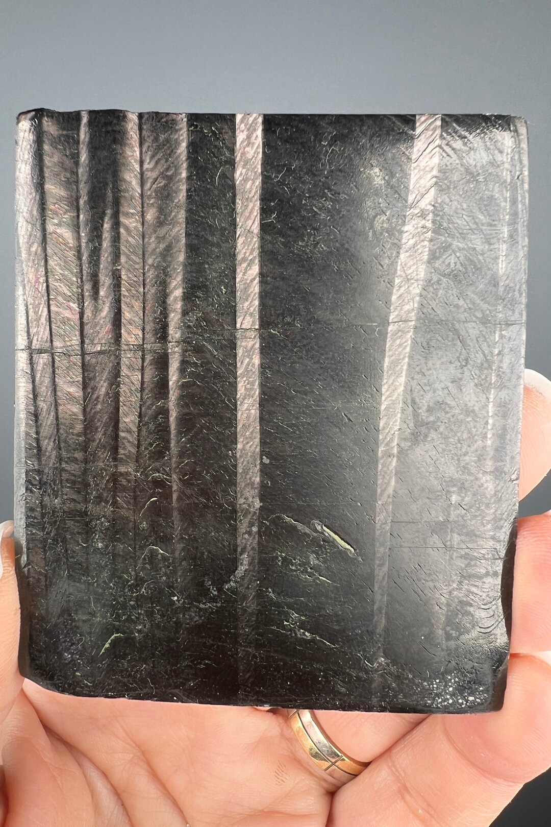 Double-side Polished! Hypersthene Slab - Etsy