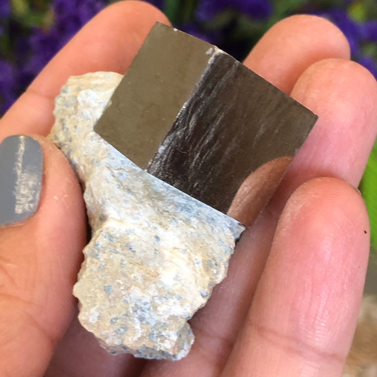 Cubic Pyrite Mineral Specimen | Etsy