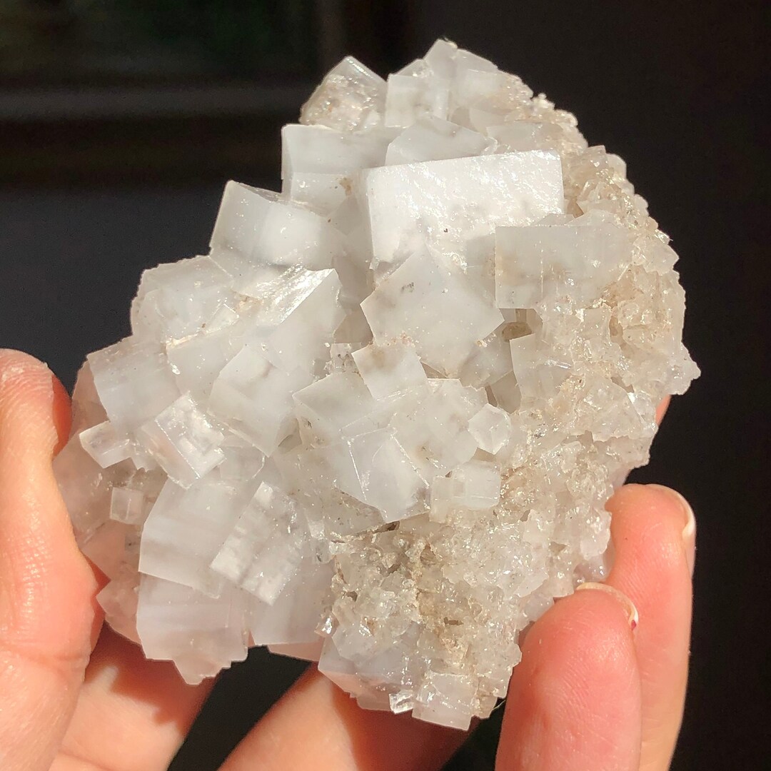 New Stock!white Halite Mineral Specimen - Etsy