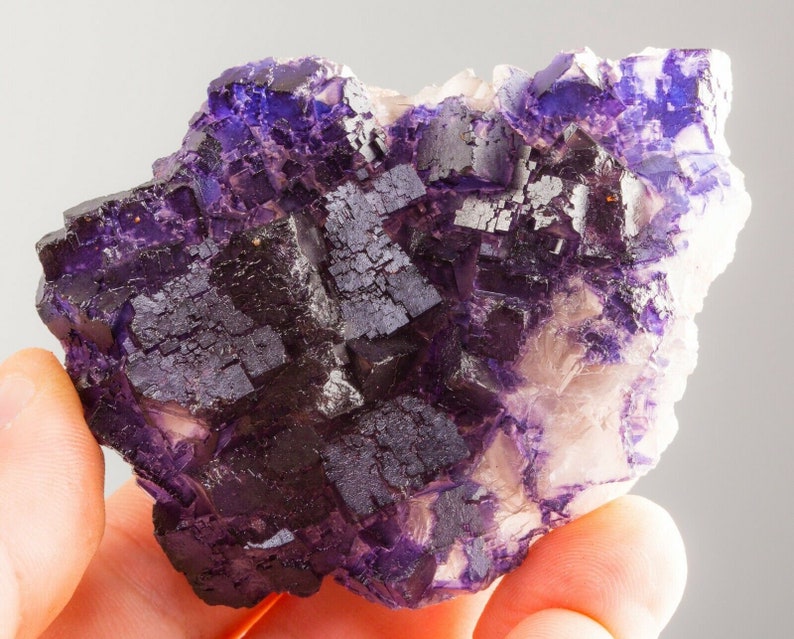 Violet Purple Fluorite Specimen | Etsy