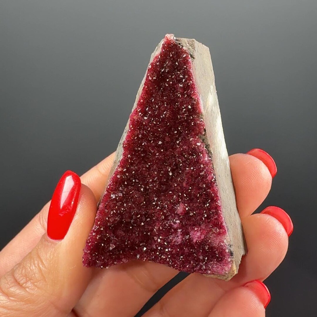 Roselite Crystal Cluster - Intense Pink Cobalt Mineral Specimen - Etsy