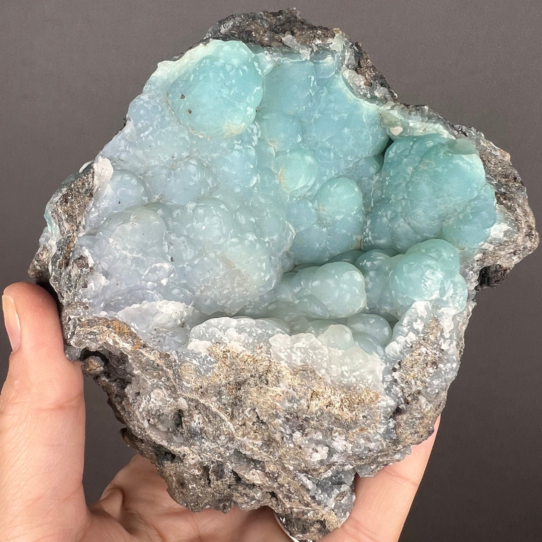 New Find and Rare!pretty Blueish-green Color Smithsonite Mineral ...