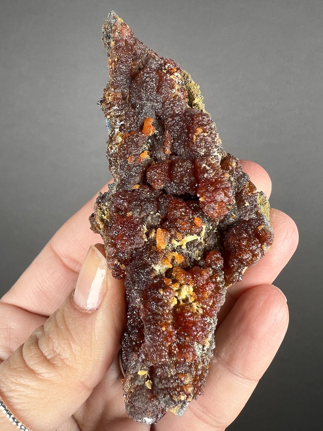 Red-orange Zincite Specimen, Zincite Crystal - Etsy