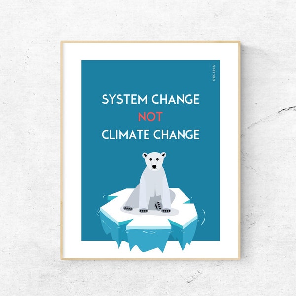 Climate Change Poster - Etsy