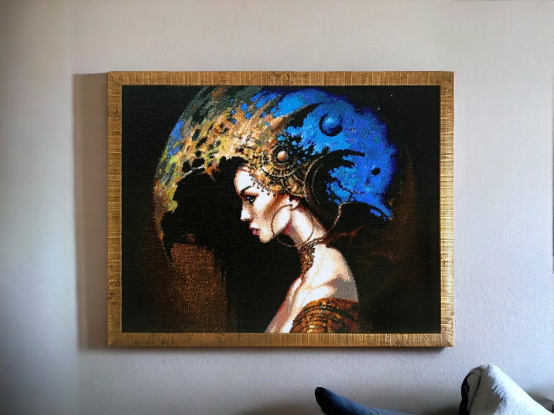 Bead Embroidery Kit Universe DIY Kit - Etsy