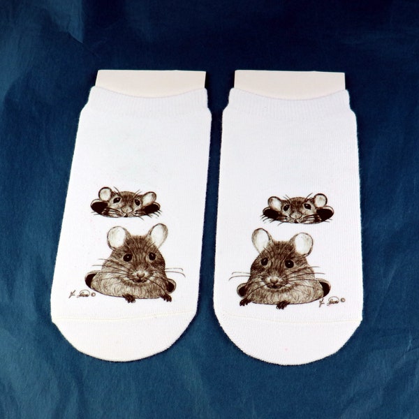 Mouse Socks - Etsy
