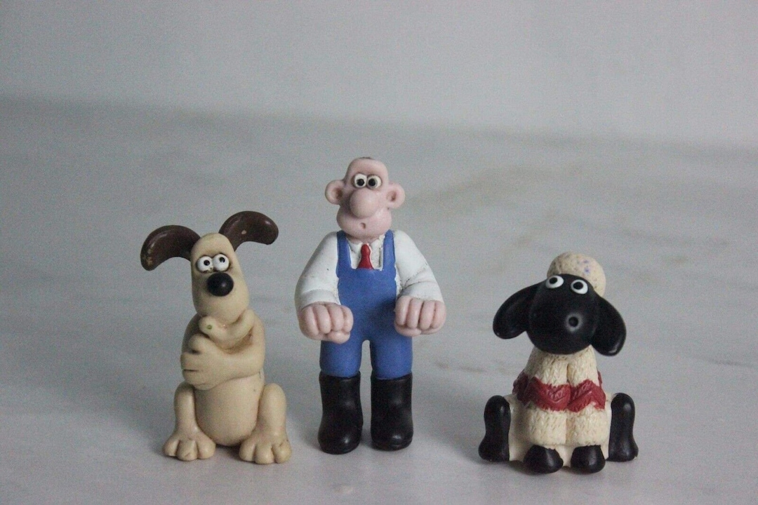 Wallace & Gromit Wallace Figures Standing Vintage 1989 Mini - Etsy