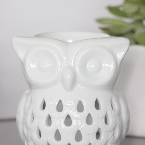 White owl burner little owl decor little owl melt warmer | Etsy