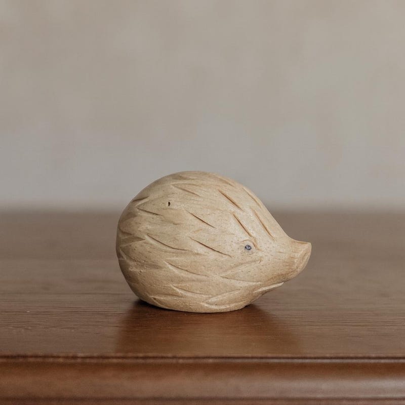 Wooden Hedgehog - Etsy UK