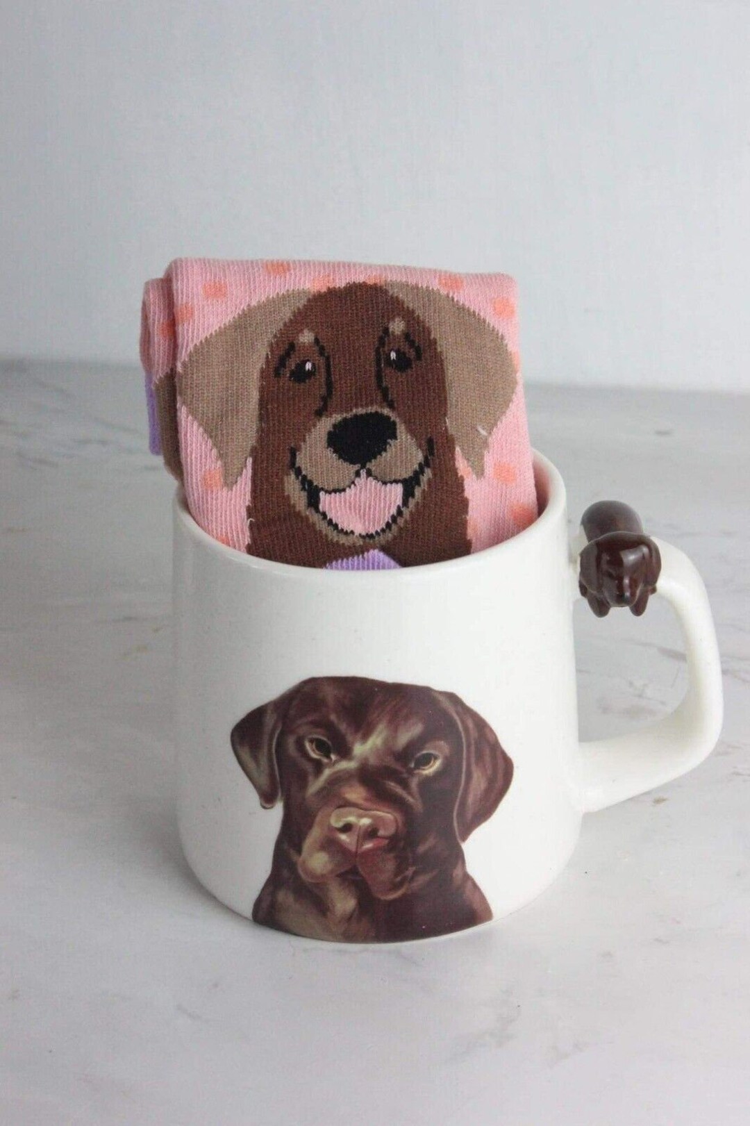 Labrador Gift Set Chocolate Lab Mug and Sock Set Gift Set - Etsy