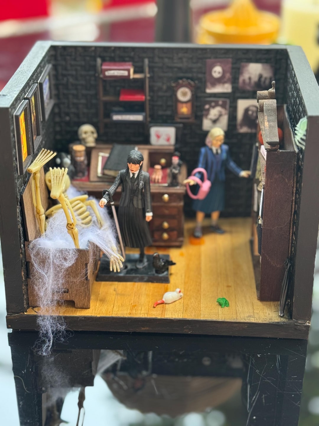Wednesday Adam’s Diorama , Room Box Gothic Halloween Adam’s Family - Etsy