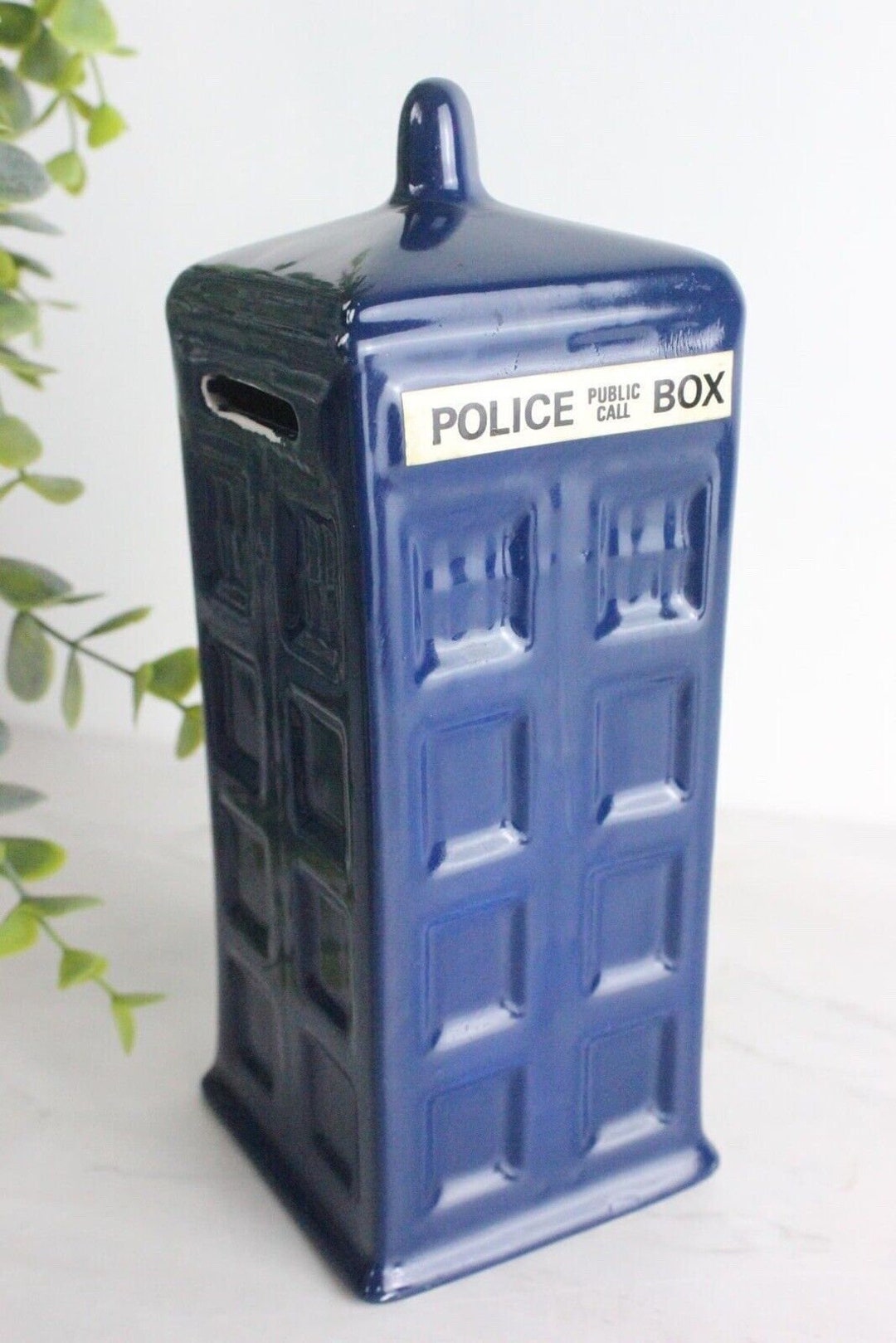 Dr Who Tardis / Police Box Money Box Ceramic - Etsy UK