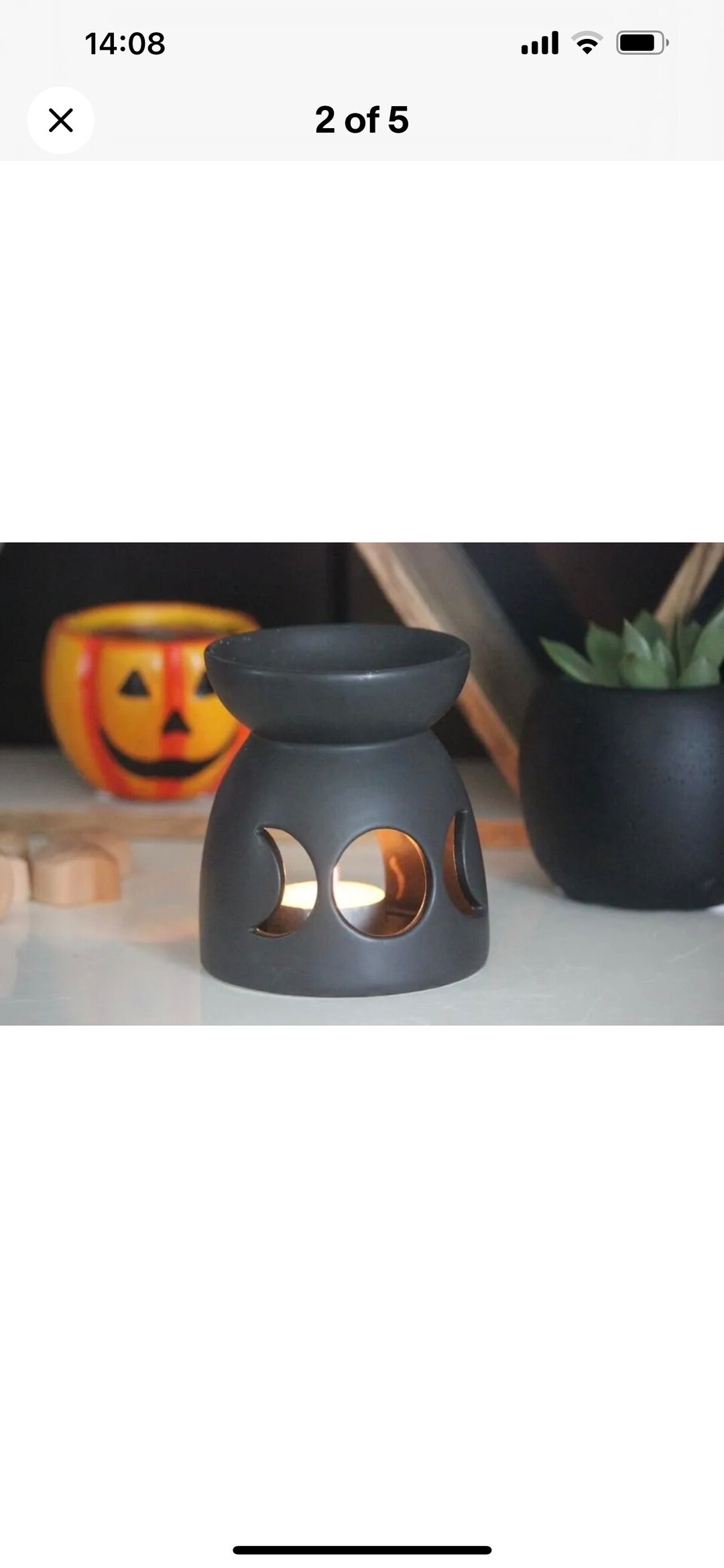Moon Phases Wax Burner Moon Phases Oil Burner Melter - Etsy