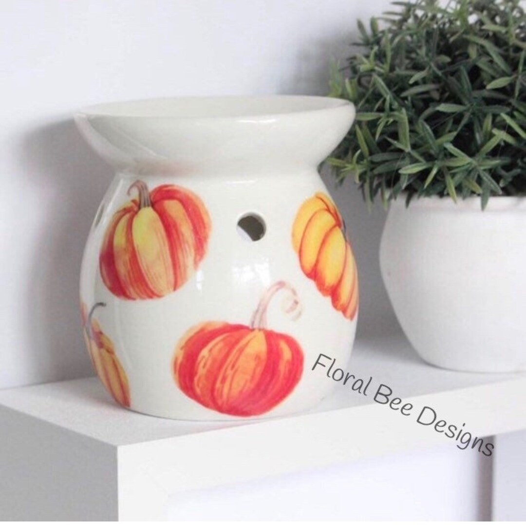 Pumpkin Wax Burner, Autumn Candle, Autumn Home Decor, Pumpkin Home ...