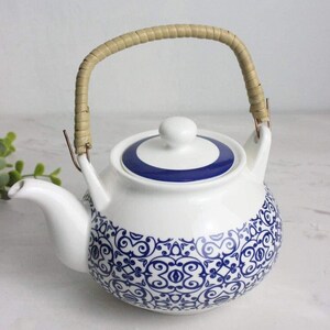Jeff Banks pour La Maison Bamboo Handle Ceramic Teapot - Etsy