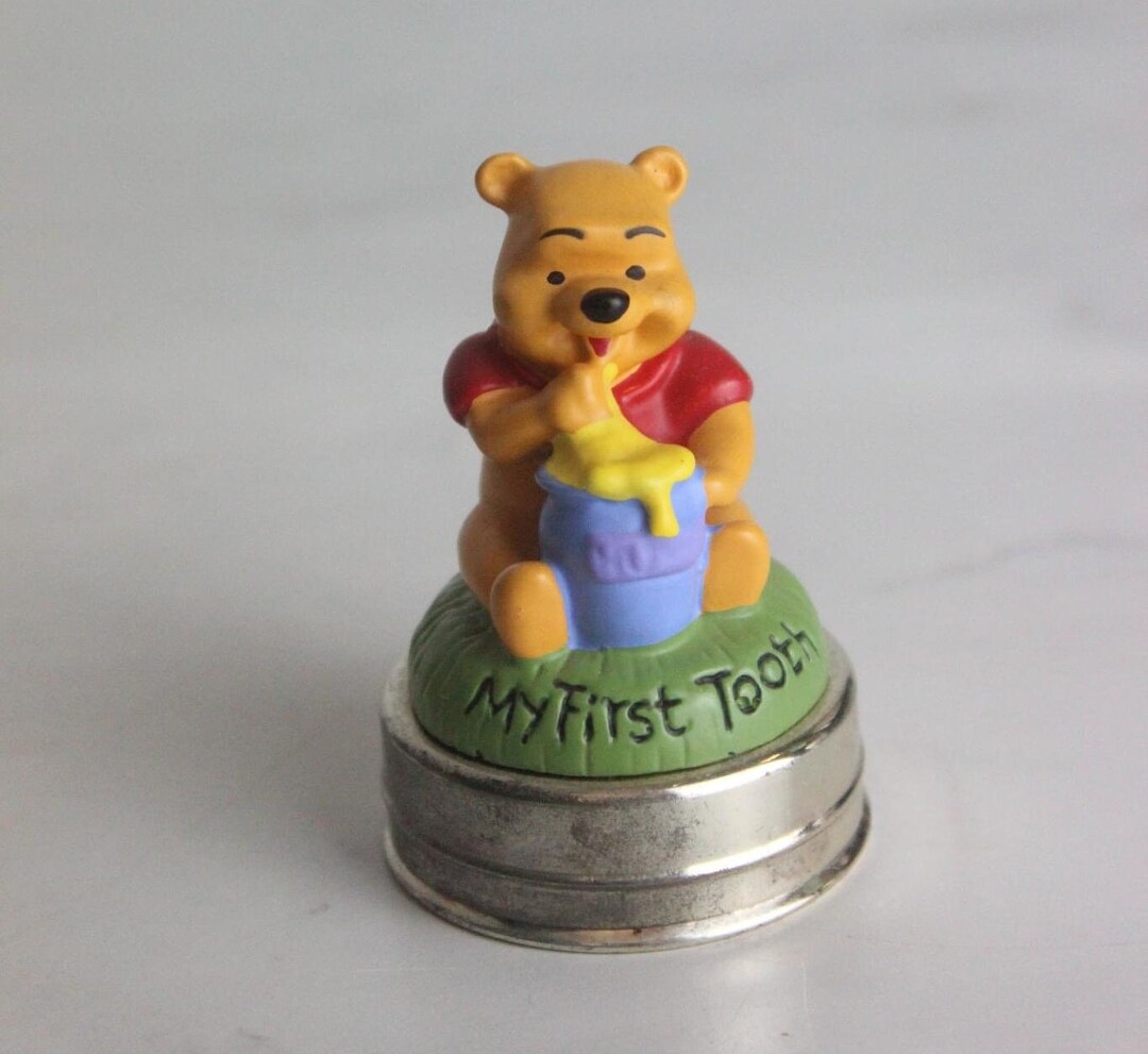 Winnie the Pooh My First Tooth Milestone Storage Tin Vintage ...