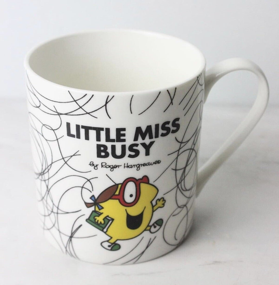 Mr Men Little Miss Busy Mug - Etsy