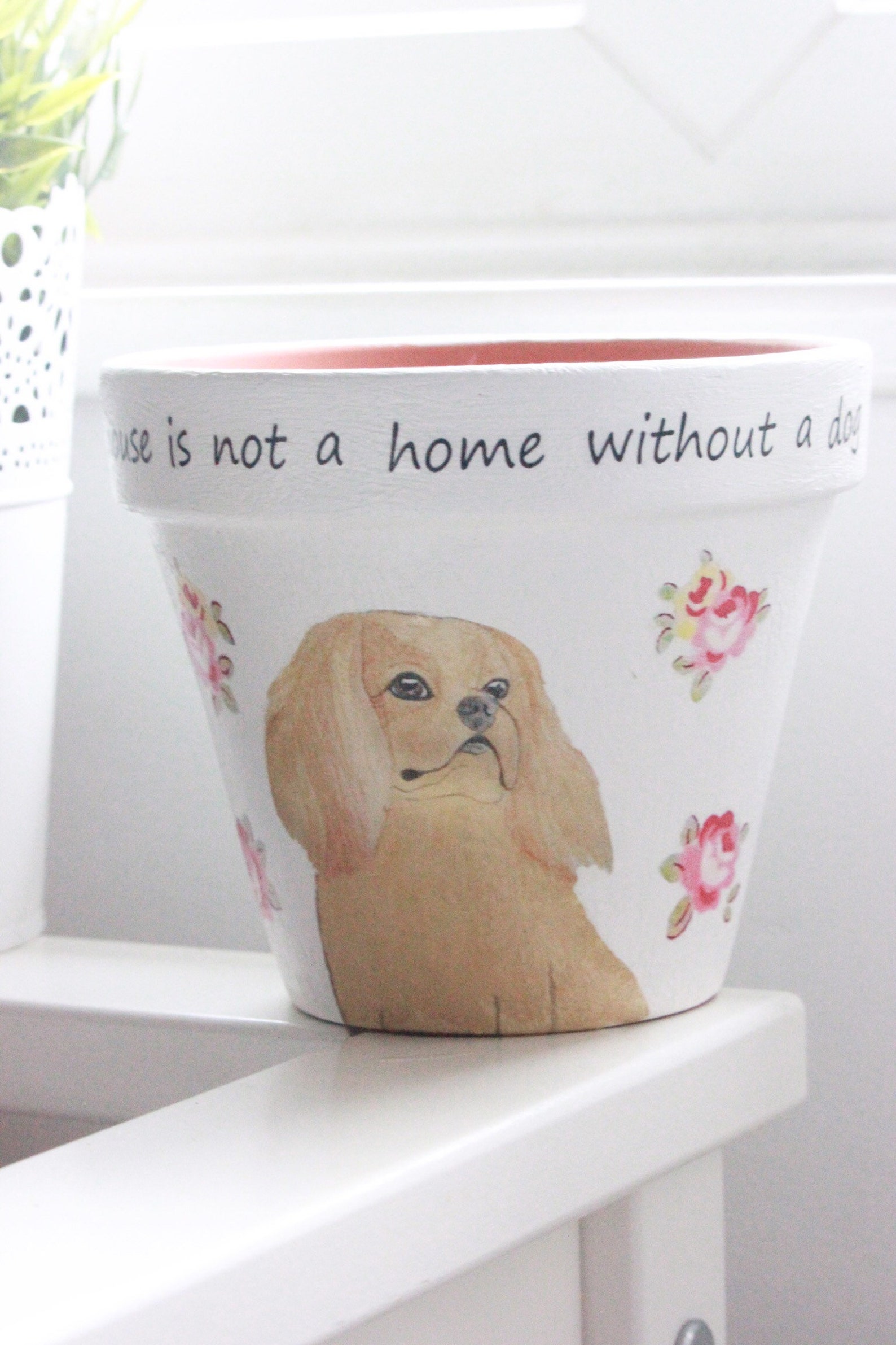 King Charles Decorcavalier King Charles Spaniel Plant Pot | Etsy