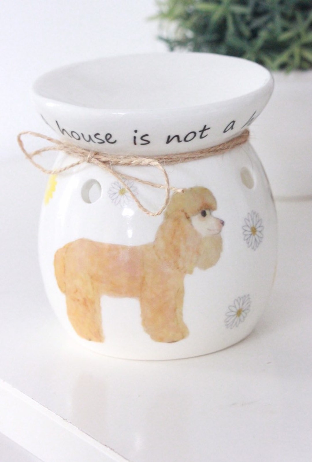 Poodle Gift, Wax Burner, Oil Burner, Poodle Owner Gift, Poodle Home ...