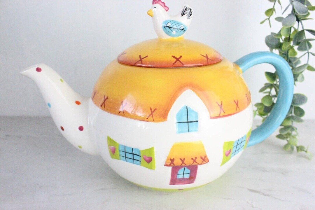 Chicken Teapot Large Vintage From M&S Easter Chicken Teapot - Etsy